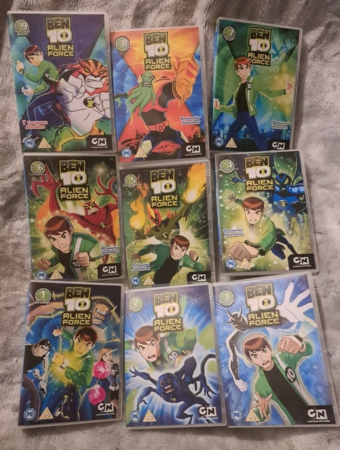 BEN 10 ALIEN Force Complete Collection DVD Box Set Vol 1-9 Cartoon ...