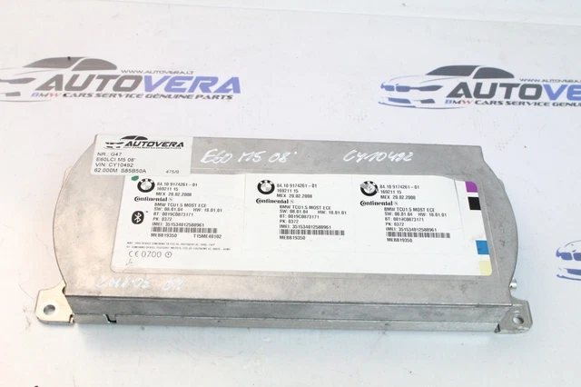 BMW E60 E61 E63 E65 E70 E90 E91 Véritable Ulf Bluetooth Module Mains ...
