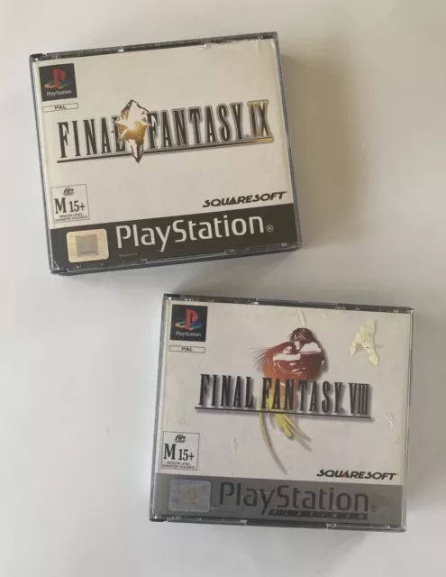 FINAL FANTASY VIII & Final Fantasy IX Sony PlayStation PS1 Games ...