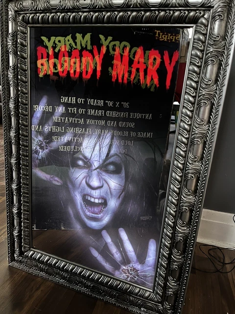 SPIRIT HALLOWEEN BLOODY Mary Magic Mirror Animated Halloween Prop ...