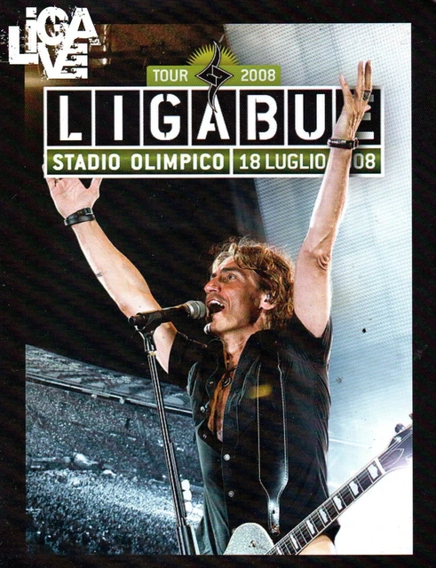 LUCIANO LIGABUE( TOUR 2008) Stadio Olimpico 18 Luglio Roma EUR 24,99 - PicClick IT