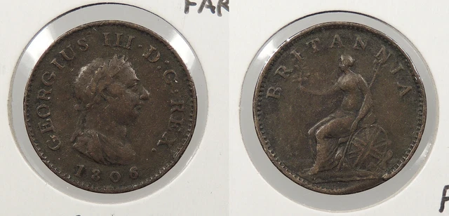 GREAT BRITAIN 1806 Farthing George III #WC86762 $35.47 - PicClick AU