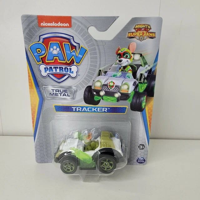 NICKELODEON PAW PATROL Mighty Pups Super Paws TRACKER True Metal Die ...