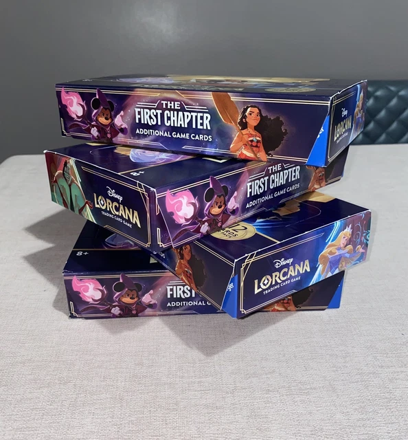 4 X DISNEY Lorcana TCG 🔥The First Chapter Booster Box - 1st EDITION ...
