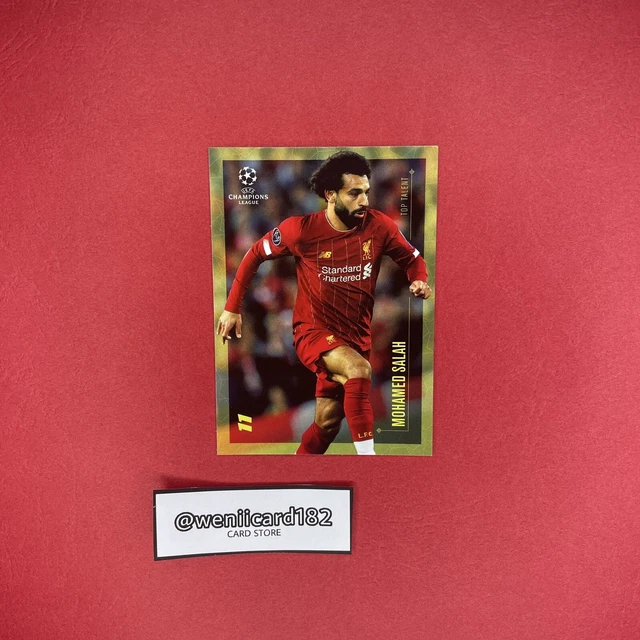 TOPPS CARD MOHAMED SALAH Designed by Lionel Messi - MINT £2.99 ...