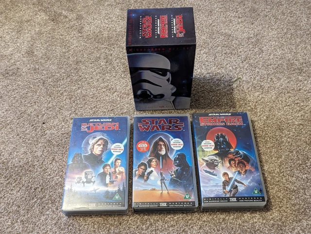 STAR WARS ORIGINAL Trilogy VHS Limited Edition Wide-screen Boxset £21. ...