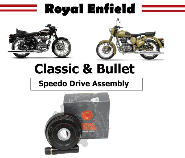 ROYAL ENFIELD &CLASSIC, Bullet, Bullet Trails 500 Speedo Drive Assembly ...