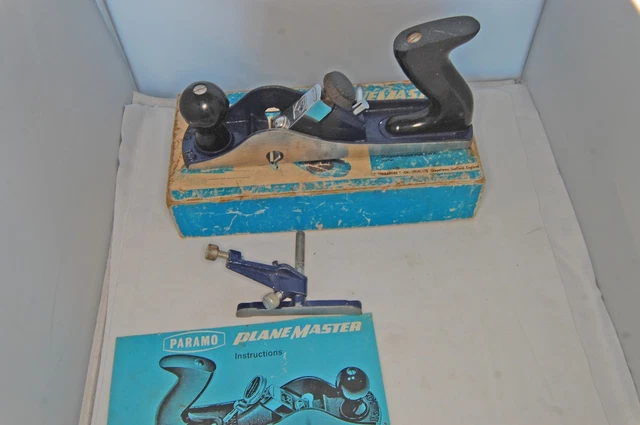 PARAMO PLANEMASTER 10 hand plane with Stanley blade original box ...