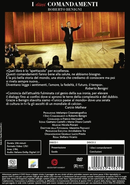 I DIECI COMANDAMENTI (Roberto Benigni) (DVD) Roberto Benigni EUR 27,32 ...