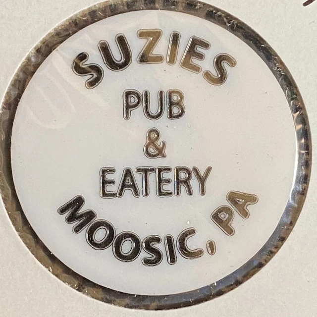MOOSIC, PA SUZIE'S Pub & Eatery Plastic Token Good For One Mixed Drink ...