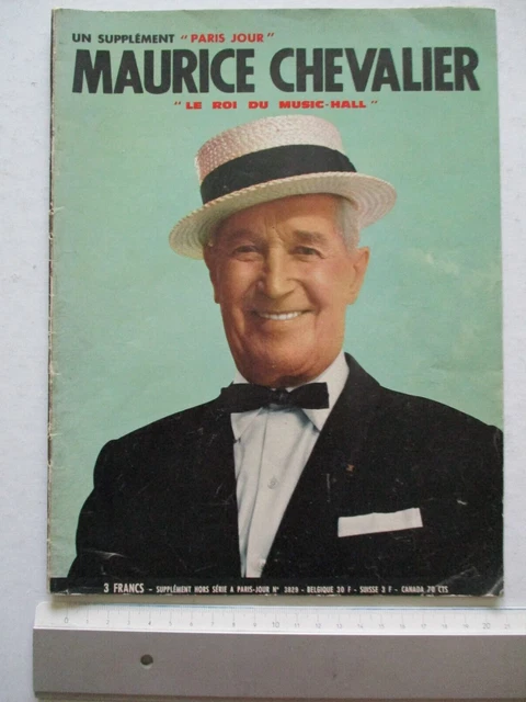 MAURICE CHEVALIER LE Roi Du Music-Hall Rare Hors Serie Paris Jour 1972 ...