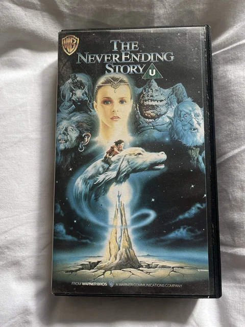 THE NEVER ENDING Story VHS Video - classic retro Warner Home Video rare ...