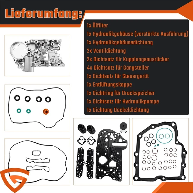 DSG 7 SPEED mechatronics for Volkswagen Sharan 10 0AM325066R REPAIR ...