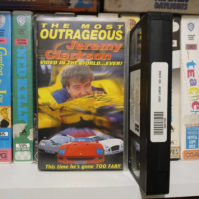 1998 THE MOST Outrageous Jeremy Clarkson- VCI Vhs Small Box Motorsports ...