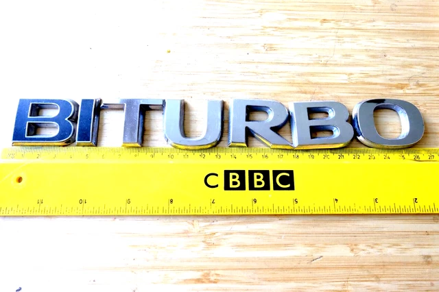 VAUXHALL BITURBO REAR BADGE SEPARATE LETTERS for Vivaro 2014+ Van CDTI ...