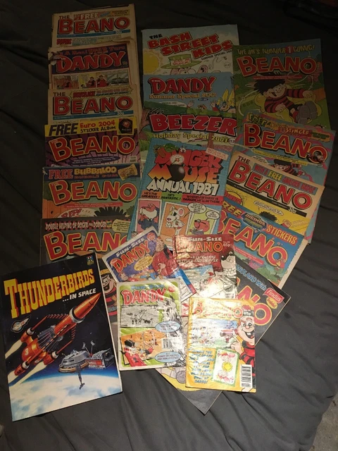 BEANO COMIC BREEZER Dandy Danger Mouse Bash Street Kids job lot ...