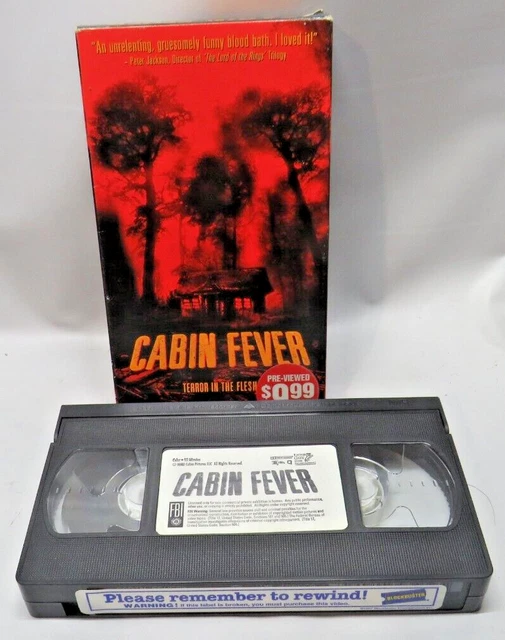 BLOCKBUSTER VIDEO VHS Rental Cabin Fever Horror Cult Classic £11.44 ...