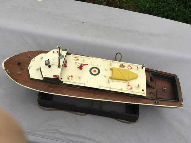 VINTAGE MODEL BOAT £182.70 - PicClick UK