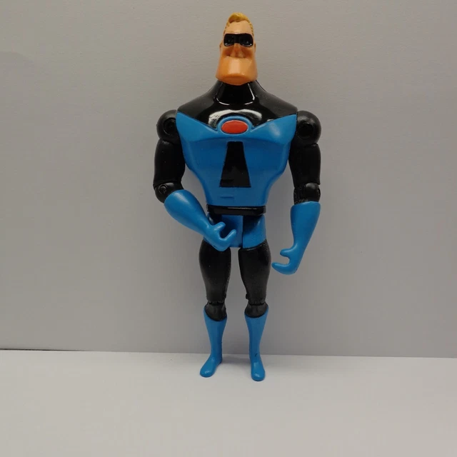 MR INCREDIBLE BLUE Action Figure 4.75" Disney Pixar Incredibles Movie ...
