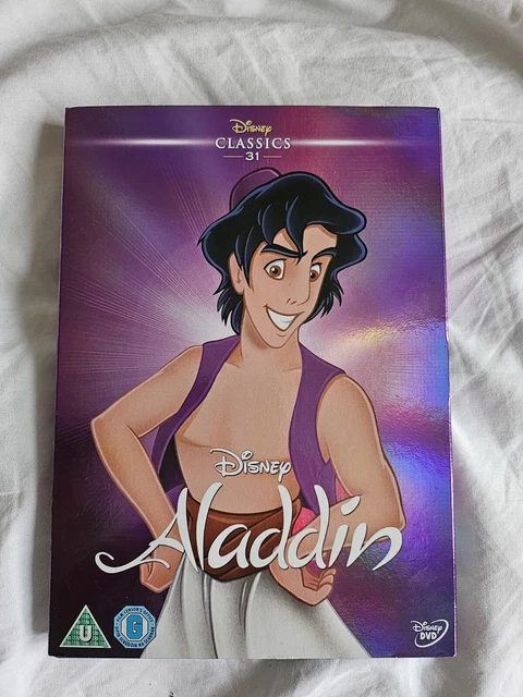 ALADDIN DISNEY DVD (Disney Classic 31) O Ring Holographic Cover £2.99 ...
