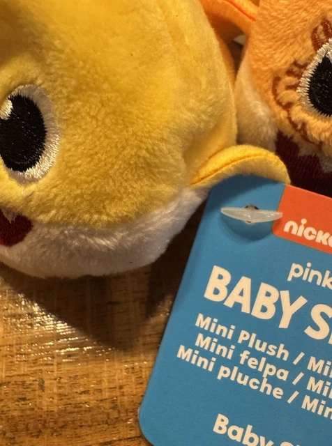 3 BABY SHARK Grandma Daddy Nickelodeon Mini Soft Toy New With Tags £12. ...