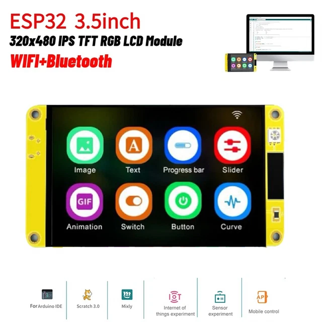ESP32 POUR LVGL WIFI + Carte de Développement Bluetooth 3,5 Pouces 320 ... ESP32 POUR LVGL WIFI + Carte de Développement Bluetooth 3,5 Pouces 320 ...