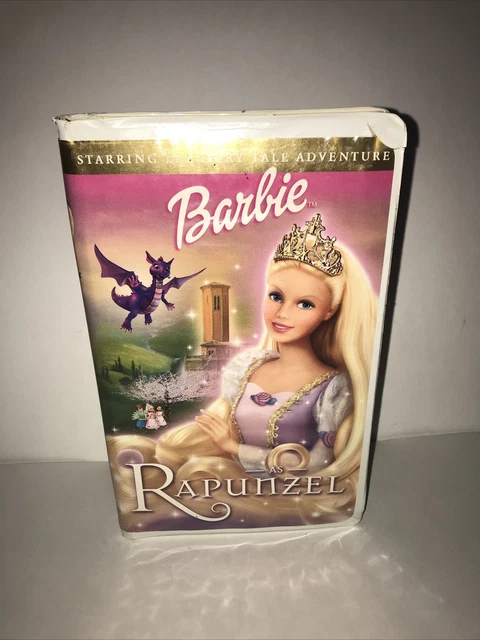 BARBIE AS RAPUNZEL VHS Tape 2002 Clamshell Case EUR 3,67 - PicClick FR