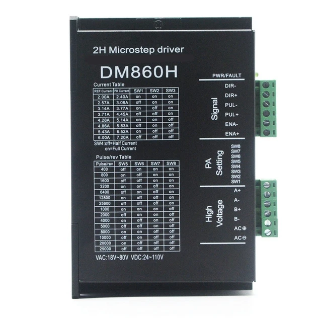 DM860H STEPPER MOTORDRIVER with CoolingFan for High Subdivision ...