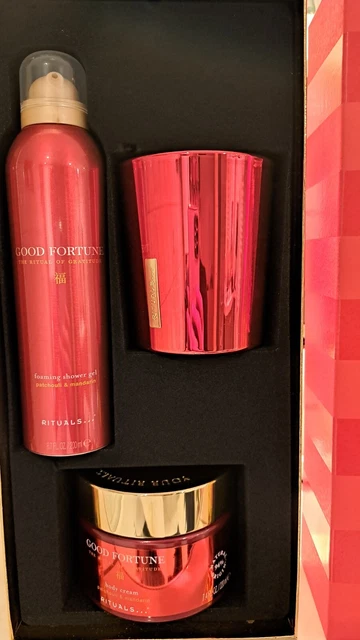 RITUALS GOOD FORTUNE 3 tlg. Set Kerze Duschgel Körper Creme Limited ...