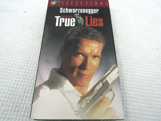 TRUE LIES (VHS, 1995) Arnold Schwarzenegger £5.95 - PicClick UK