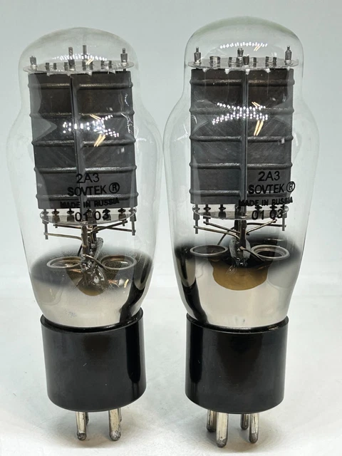 2A3 SOVTEK RUSSIA valvola di potenza coppia valvole mono placca stesso ...