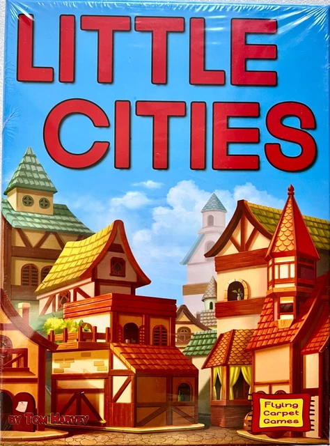 LITTLE CITIES FLYING Carpet Games Family Board Dissection Puzzle Kenner ...