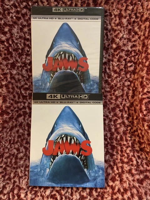 JAWS 4K ULTRA HD + Blu-Ray + Digital, 1975 New Sealed With Slipcover EUR 15,45 - PicClick FR