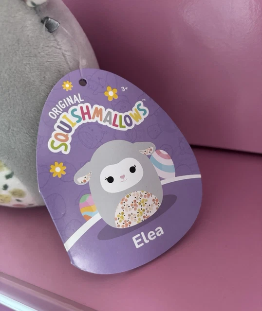 ELEA THE LAMB Squishmallow With Flowers 5” BNWT £4.38 - PicClick UK