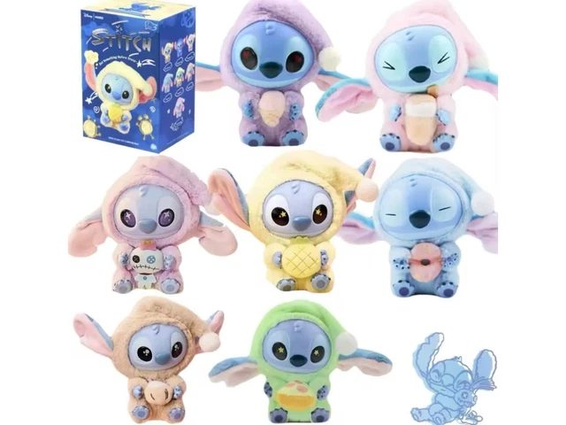 LABUBU STITCH MINISO Lilo & Stitch Disney Peluche Portachiavi ...