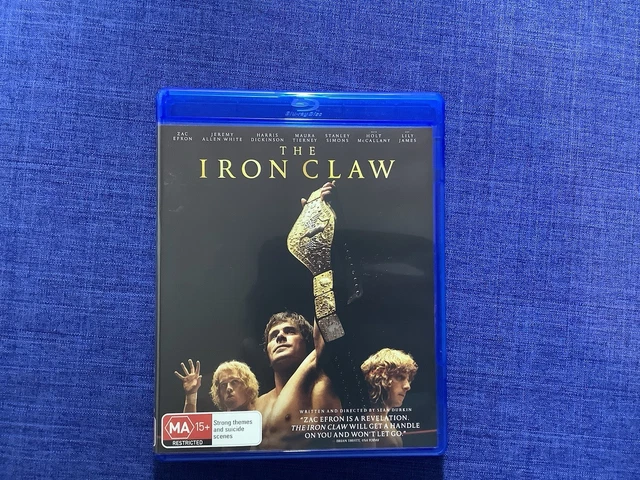 THE IRON CLAW (Blu-Ray, 2023) Boxing Zac Efron - Like New Region B £10. ...