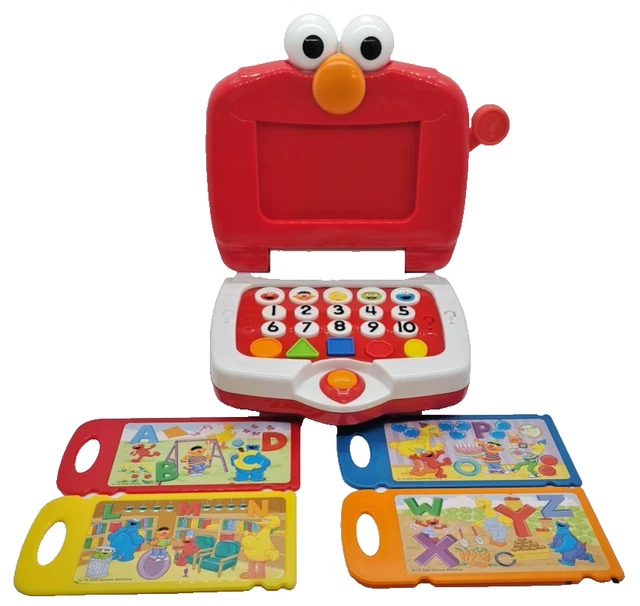 FISHER-PRICE SESAME STREET Elmo's Learning Fun Laptop Complete Rare $45 ...