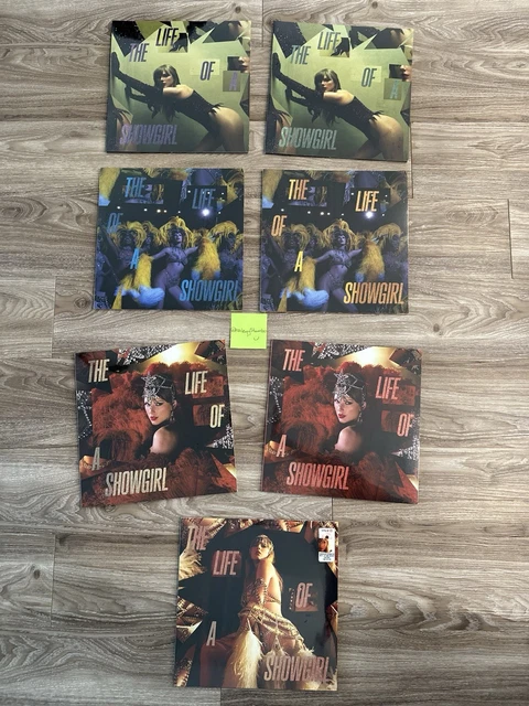 TAYLOR SWIFT ‘LIFE of a Showgirl’ Factory Sealed Vinyl Bundle Limited ...