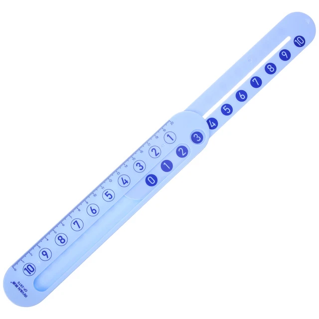 MATH ARTHEMTIC RULER for Kids Slide and Learn Number Scale Child £6.69 ...