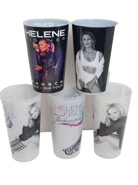 5X HELENE FISCHER Becher Konzert Fan Tour Merchandise EUR 34,50 ...