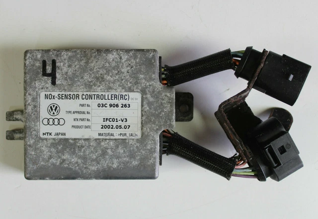 NOX SENSOR ORIGINAL + VW Polo 9N Seat Ibiza 6L 1,4 + Abgassensor ...