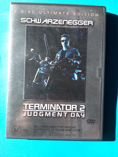TERMINATOR 2-JUDGMENT DAY (DVD, 1991) Arnold Schwarzeneger 2 Disc Set ...