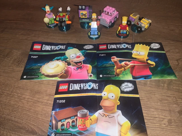 LEGO DIMENSIONS COMPLETE Simpsons Packs Homer Bart And Krusty EUR 28,63 ...
