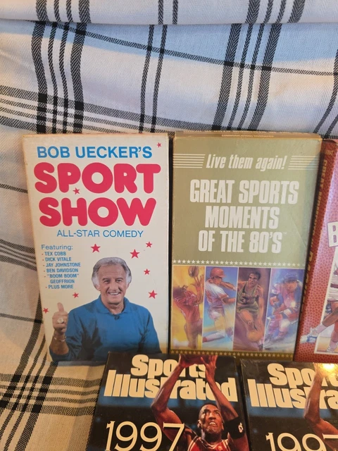 BOB UECKER SPORTS VHS Tapes Great Moments Basketball Sports Illustrated ...