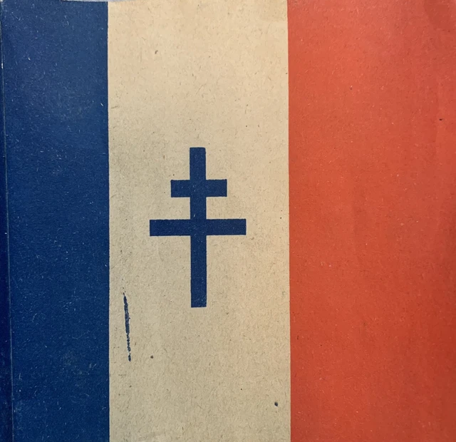 DRAPEAU LIBÉRATION FFI Résistance De Gaulle Croix Lorraine WW2 1939 ...