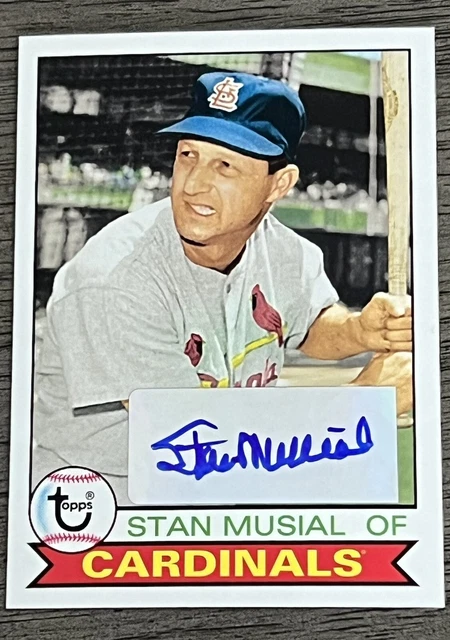 CARTE DE BASEBALL AUTO signée Stan Musial 2016 Topps Archives #141 ...