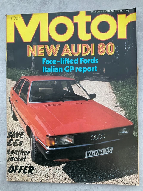 MOTOR MAGAZINE - 16 September 1978 - Rover 2300 v Granada 2.3GL, Audi ...