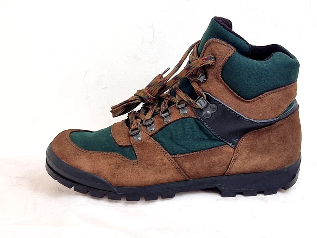 ST.MICHAEL MARKS AND Spencer men walking Boots Suede Brown/Green UK 8 ...