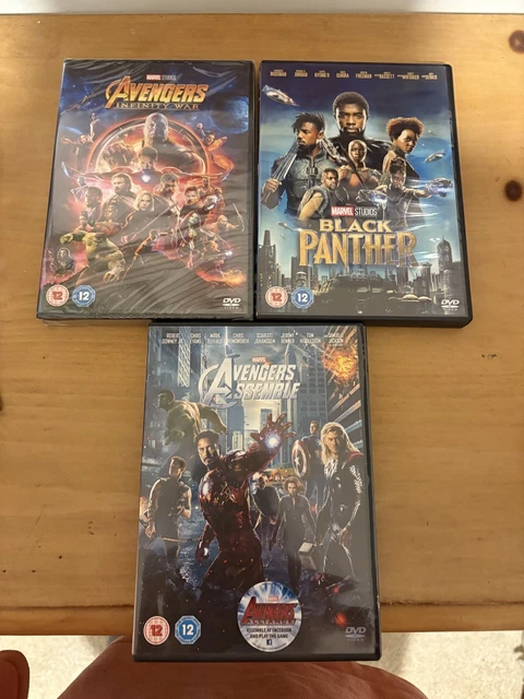 MARVEL AVENGERS DVD Bundle x 3 £1.13 - PicClick UK