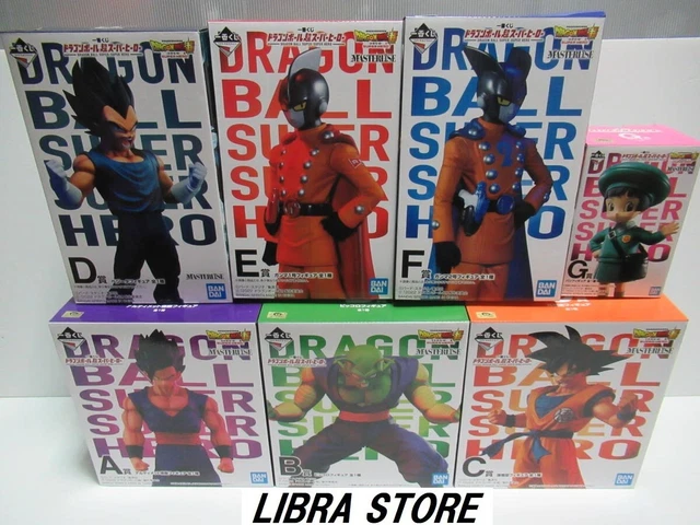 RARE DRAGON BALLE Super Héros Kuji 2022 Masterlise Figurine 7PCS De ...